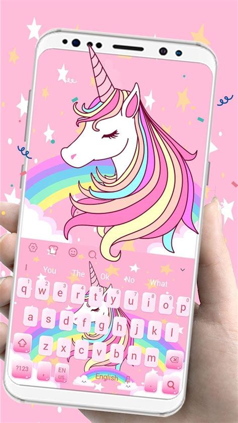 Pink Rainbow Unicorn Keyboard Apk For Android Download