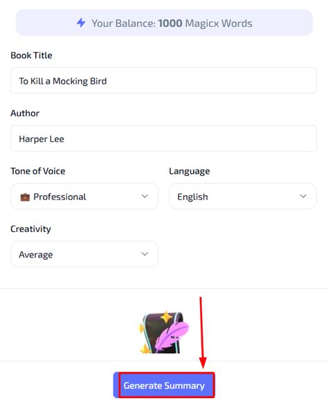 Ai Book Summary Generator Magicx Docs Ai Magicx