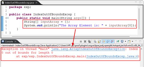 How To Fix An Arrayindexoutofboundsexception In Java