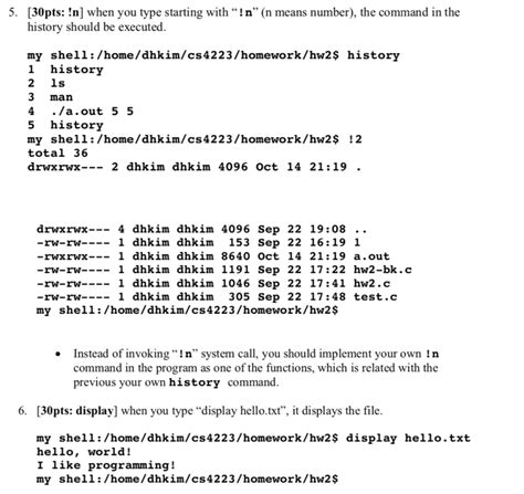 Solved Your Shell Program Will Be Started And Waiting For