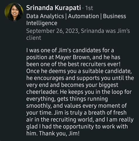 Jim Hamilton On Linkedin Recruiter Opentowork