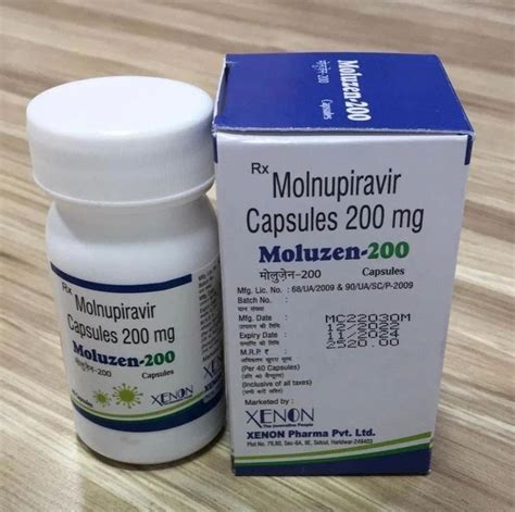 Molnupiravir Capsules 200 Mg At ₹ 1750 Bottle Molnupiravir Capsules In Nagpur Id 2854689708988
