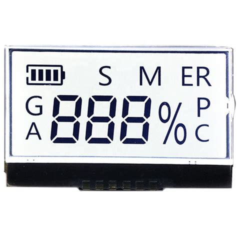 Custom Segment LCD Display Tn Htn FSTN Monochrome Monitor Segment LCD