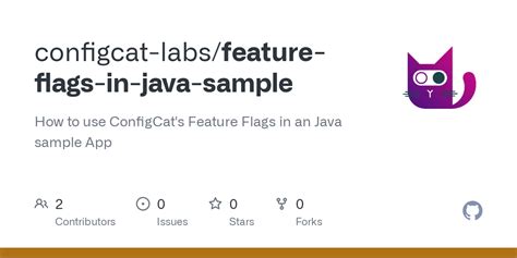 github configcat labs feature flags in java sample how to use configcat s feature flags in an
