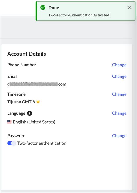enabling using and disabling two factor authentication 2fa tinypulse