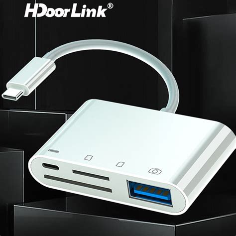 HdoorLink SD TF Card Reader In USB C Hub USB C USB Type C HUB Type C OTG Hub USB