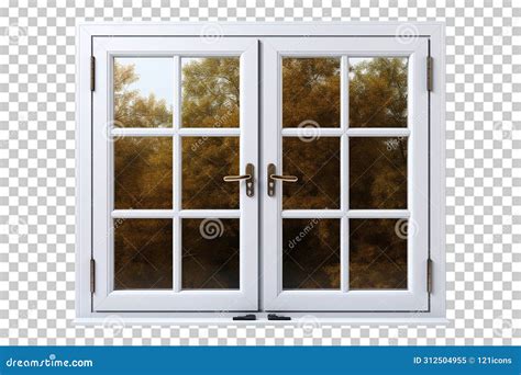 Upvc Casement Windows On Transparent Background Stock Illustration Illustration Of Ornate