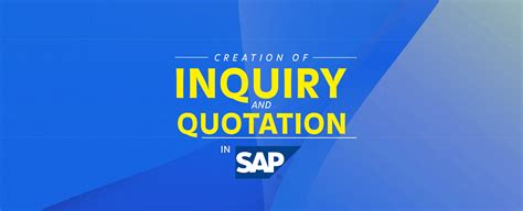 Steps To Create Inquiry And Quotation In Sap Appseconnect