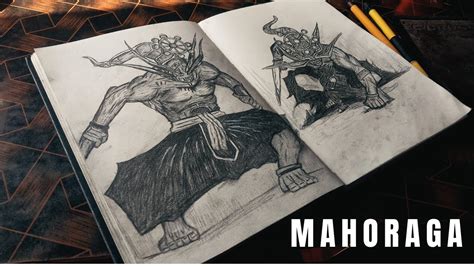 How To Draw Mahoraga Mahoraga Drawing Jujutsu Kaisen Youtube