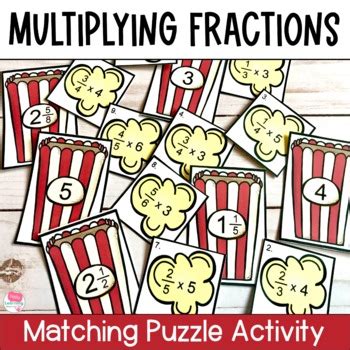 Multiplying Fractions By A Whole Number And Whole Numbers By Fractions