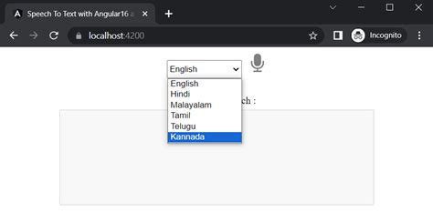 Convert Speech To Text Using Azure Ai Speech In Angular 16 And Net 6