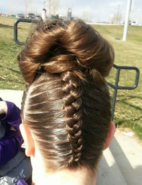 71 Gymnast Hair Ideas Gymnastics Hair Hair Hair Styles