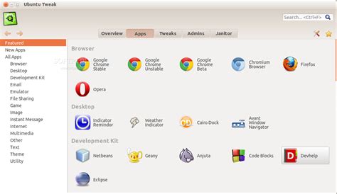 ubuntu tweak 0 8 0 a great alternative to ubuntu software center