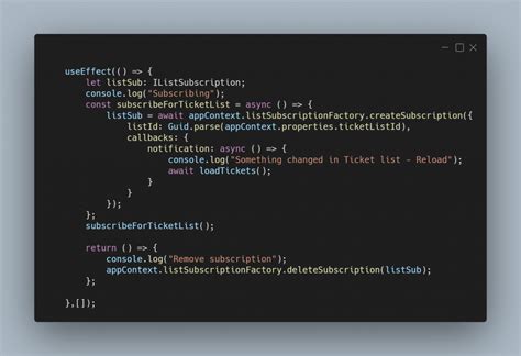How To Subscribe List Library For Notifications In Spfx Webpart