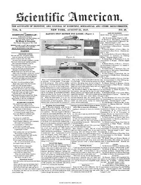 Issue Archive 1847 Scientific American