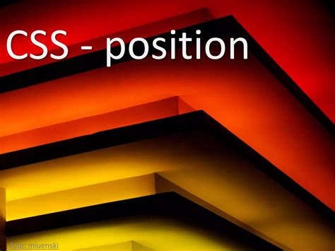 Css Position Ppt