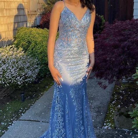 Baby Blue Prom Dress Original Price Is Depop