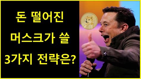 막다른 골목에 몰린 머스크가 쓸 3가지 전략은 도지 리플 코인베이스 바이낸스 Sec 비트코인 이더리움 재테크 부동산 경제 뉴스 블랙록 테슬라 트위터 머스크 폴리곤
