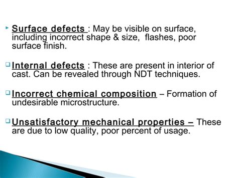 Casting Defects PPT