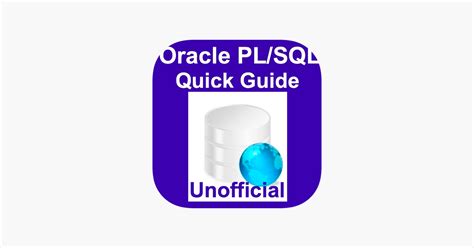 ‎pl Sql Quick Guide On The App Store