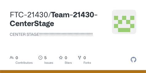 Pull Requests · Ftc 21430team 21430 Centerstage · Github