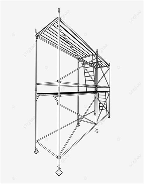 Prefabricated Scaffolding Vector Construction Design Model Vector Construction Design Model