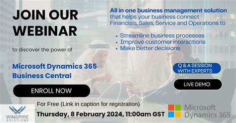 Winspire Solutions On Linkedin Erp Seminar Microsoft Uaeseminar Clientsuccess Webinar