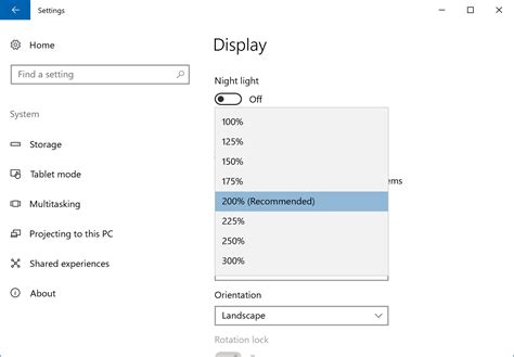 Change DPI Scaling Level For Displays In Windows 10