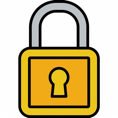 Padlock Lock Password Protection Safety Secure Security Icon