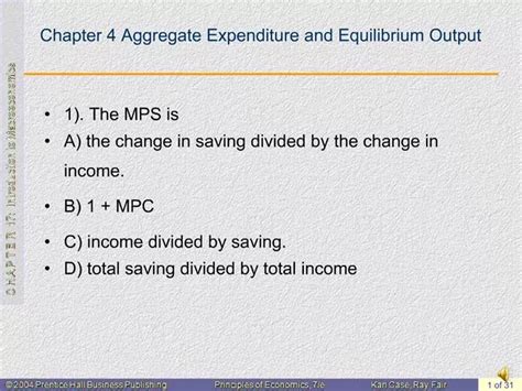 PPT Chapter Aggregate Expenditure And Equilibrium Output PowerPoint Presentation ID