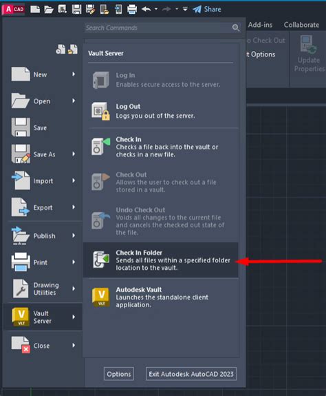 How To Check In More Than One Existing Autocad Files To Vault