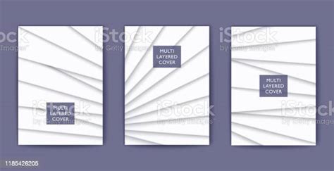 흰색 은색 다층 디자인 벡터 3d 표지 템플릿입니다 종이 컷 스타일 페이퍼커팅에 대한 스톡 벡터 아트 및 기타 이미지 페이퍼커팅 3차원 형태 가장자리 Istock
