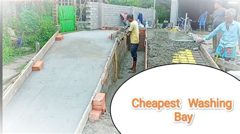 Car Washing Bay How To Make Cheapest Washing Pit Car Washing Ramp My