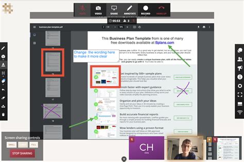 Annotation On Screensharing Snapcom Conferencing Support