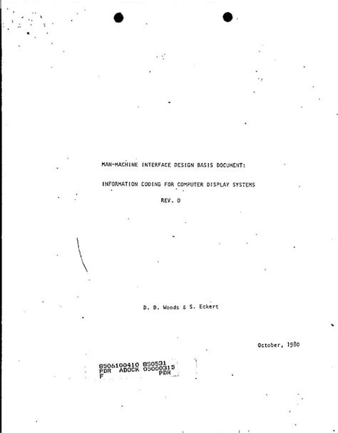 Pdf Rev 0 To Man Machine Interface Design Basis Documentinfo · A Persons Ability To