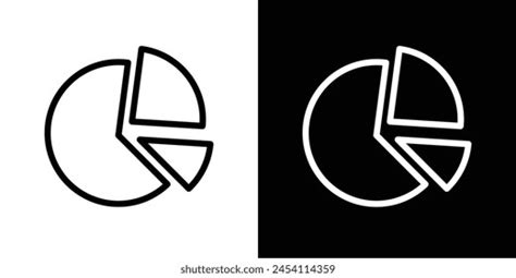Analytical Chart Icon Set Pie Diagram Stock Vector Royalty Free 2454114359 Shutterstock