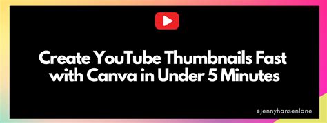 Mastering Youtube Thumbnails Canva Magic Design Tutorial By Jenny Hansen Lane Quick