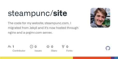 GitHub Steampunc Site The Code For My Website Steampunc I Migrated From Jekyll And It S