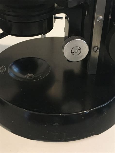 Zeiss Polarizing Microscope With Rotating Stage Mono Scope W Flip In L
