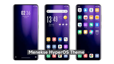 Menekse Hyperos Theme For Xiaomi With Dynamic Experience Hyperos Themes