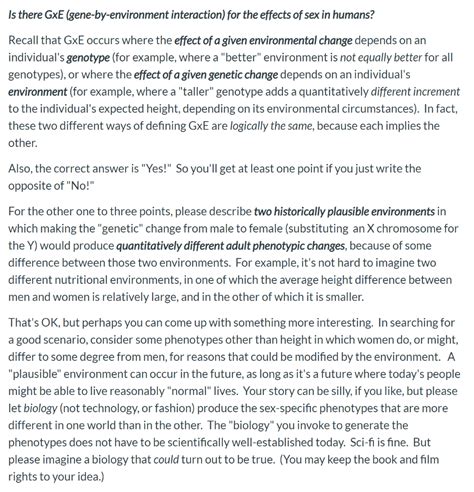 Solved Is There Gxe Gene By Environment Interaction For