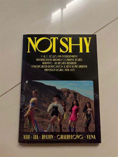 NOT SHY ITZY Album Yellow Version Hobbies Toys Music Media CDs DVDs On Carousell