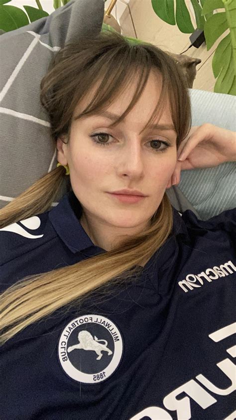 Freya Out Here Supporting Josh By Wearing A Millwall Kit R Zerkaa