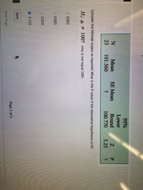 Solved Question 12 5 Points One Sample Z Test Of Mu 100
