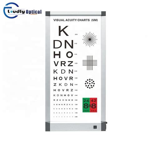 Top Quality Optical Instrument 5 Meter Distance Led Visual Chart Light Box Acuity Chart Visual