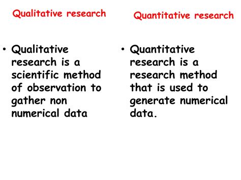 Difference Between Qualitative And Quantitative Research Shani Pptx