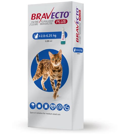 Bravecto Plus Cat 250mg 1x1d 1d