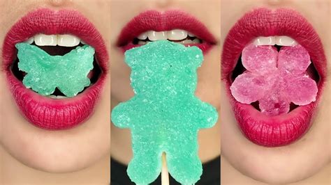 Mukbang Kohakutou Candy Asmr Emoji Food Eating Sounds Youtube