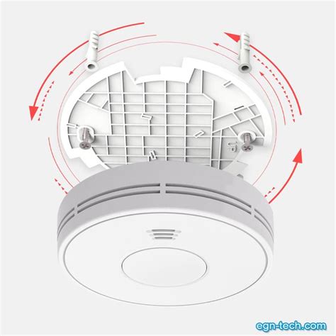 Advanced Photoelectric Smoke Detector Alarm With 10 Year Lithium