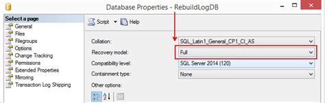Sql Server Transaction Log Backup Failing After Rebuilding Database Log File Sql Authority